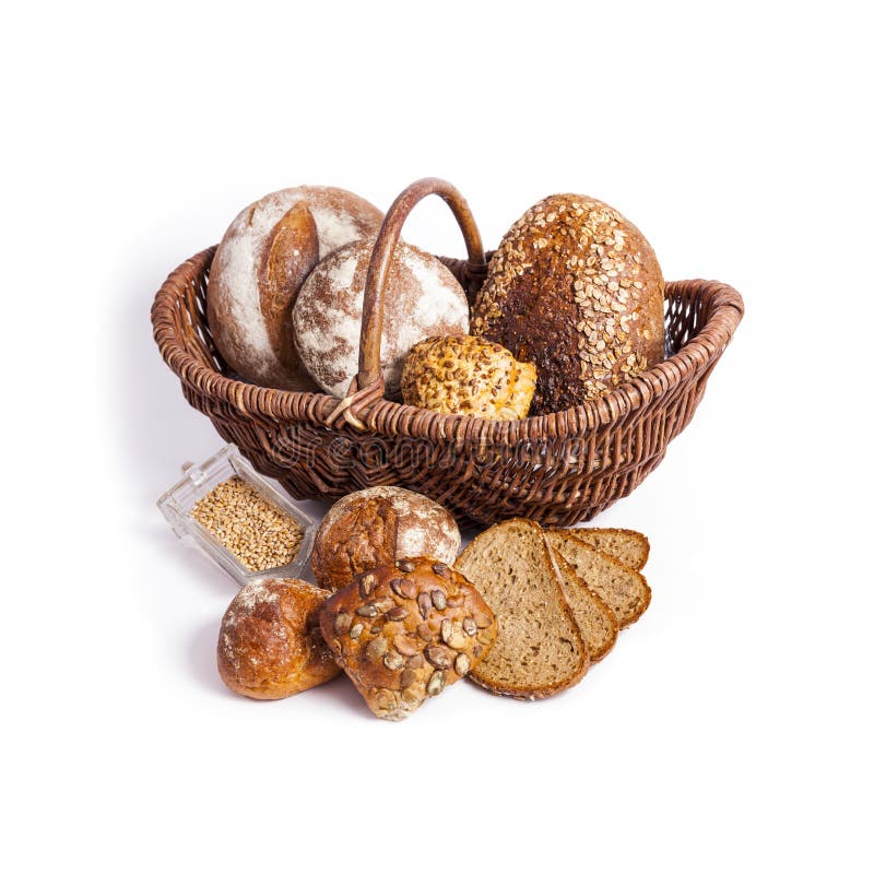 Bread basket stock photo. Image of pumpkin, sunflower - 28512842