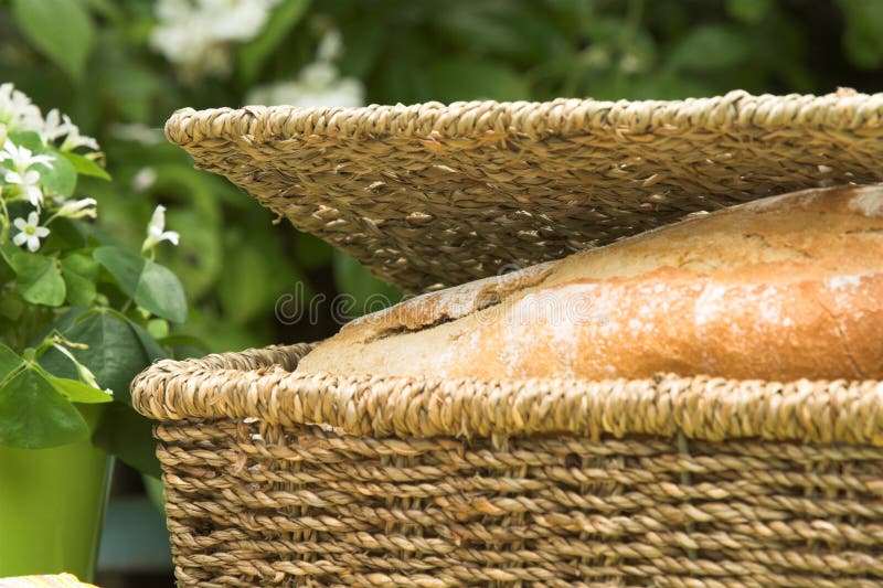 Bread in a basket stock photo. Image of ready, hungry, picknick - 923540