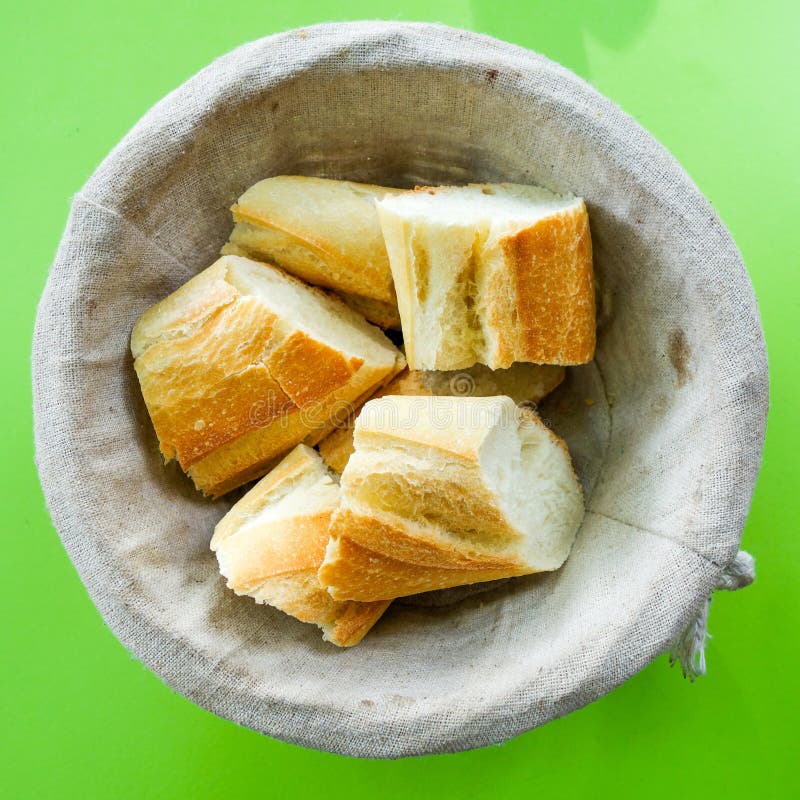 Bread in basket stock image. Image of pastry, bread, bakery - 39404377