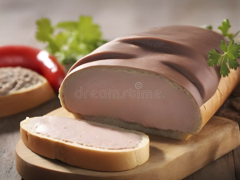 Bread and Bliss: the Art of Savoring Leberwurst Stock Photo - Image of ...