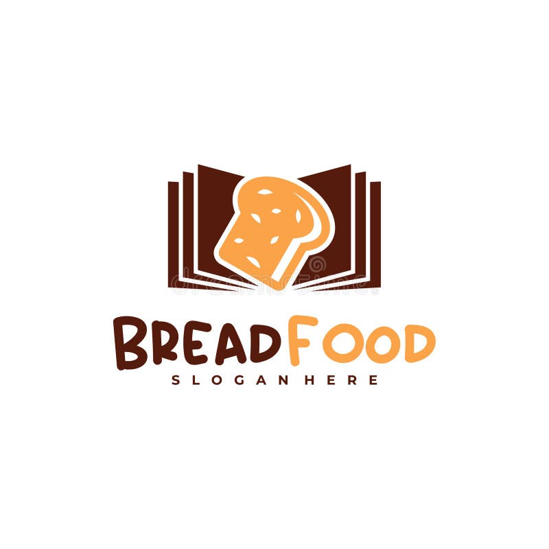 Bread Book Logo Vector Template, Creative Bread Logo Design Concepts ...