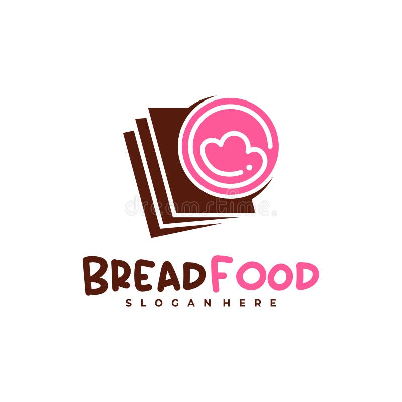 Bread Book Logo Vector Template, Creative Bread Logo Design Concepts ...