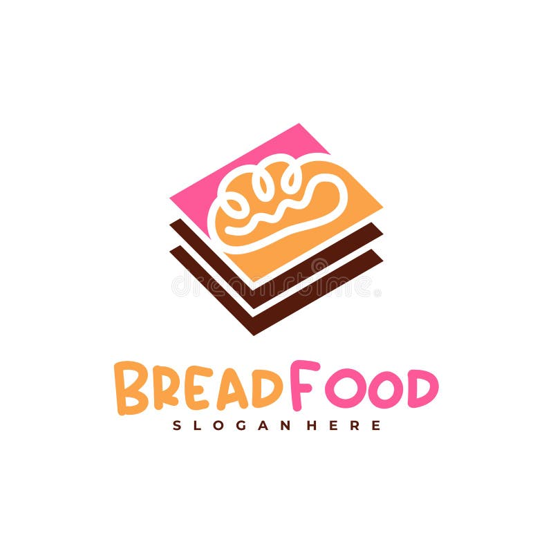 Bread Book Logo Vector Template, Creative Bread Logo Design Concepts ...