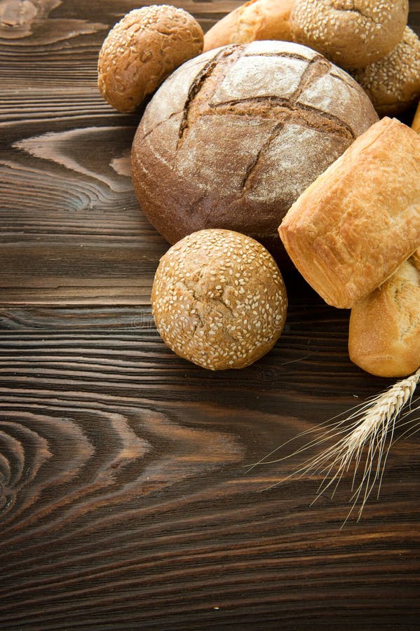 Bread border stock photo. Image of assortment, closeup - 13541346