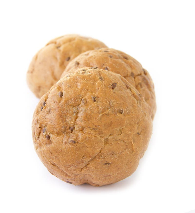 Bread with Bran and Grain for the Diet Stock Photo - Image of food ...