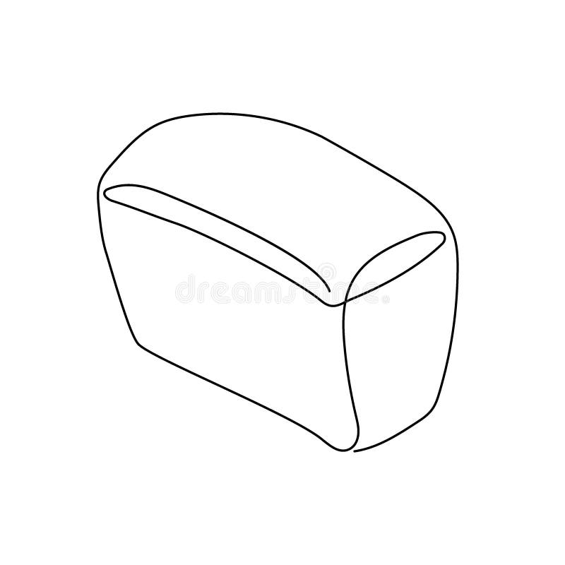 One Line Drawing Loaf Bread Stock Illustrations – 81 One Line Drawing ...