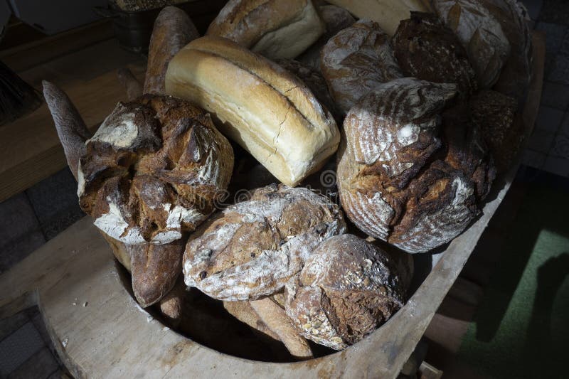 Bread in a Budapest Bakery, Hungary Stock Image - Image of street ...