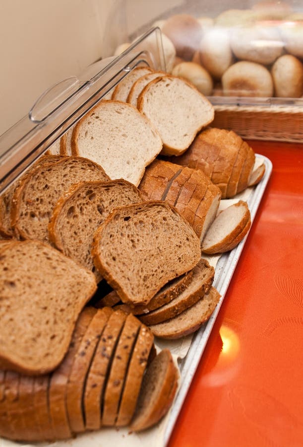 Bread in buffet stock photo. Image of buns, restaurant - 33276954