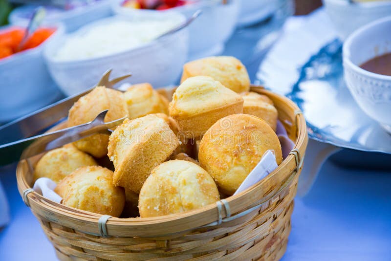 Bread in Buffet at Wedding Reception Stock Photo - Image of reception ...