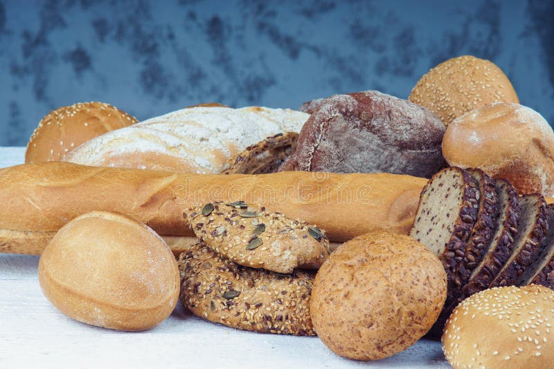 Bread Buns and Bakery Products Stock Image - Image of product, bakery ...