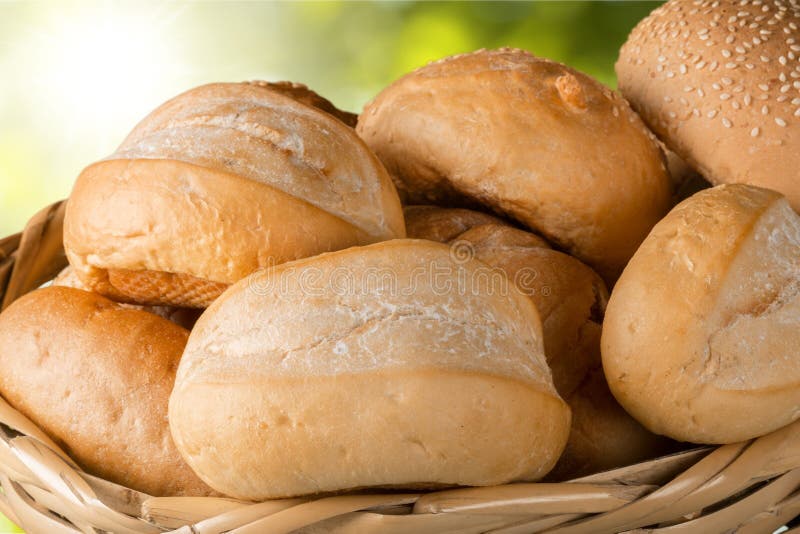 Bread Buns stock photo. Image of basket, continental - 58917314