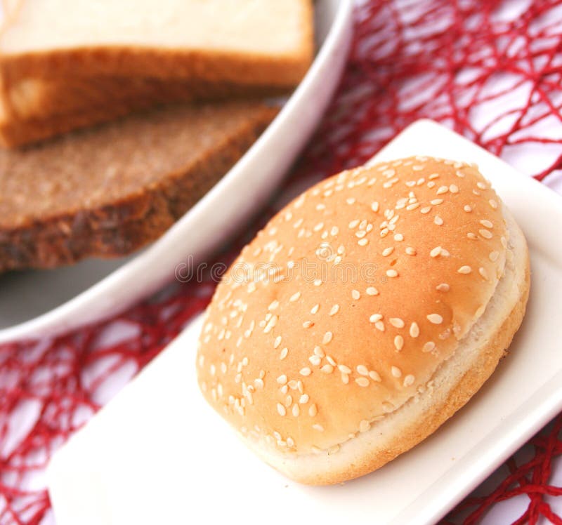 Bread for burger stock photo. Image of burger, bread - 37191702