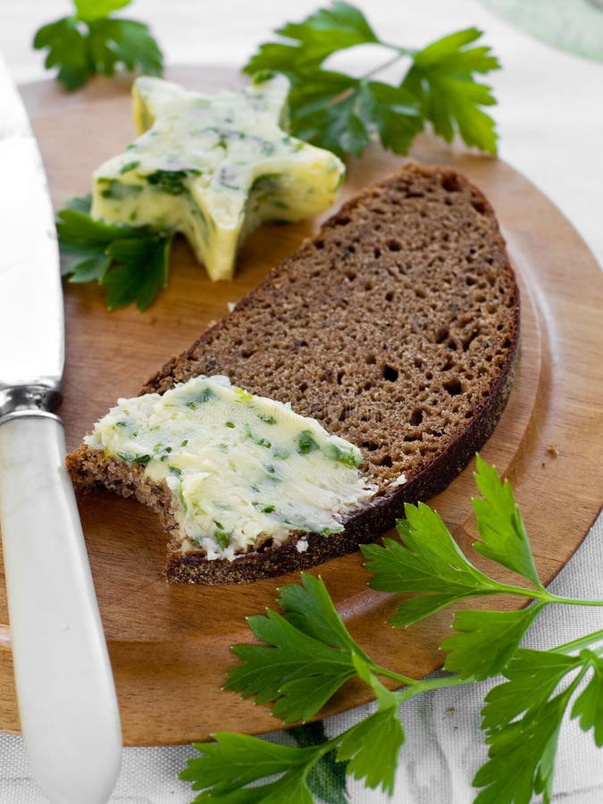 Bread and butter stock photo. Image of homemade, margarine - 16641614