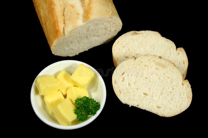 Bread and Butter stock photo. Image of delicious, nibbles - 1680894