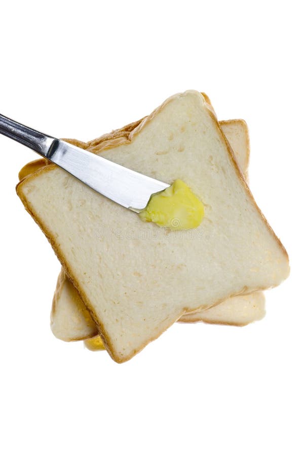 Bread and Butter stock photo. Image of margarine, sandwich - 1583328