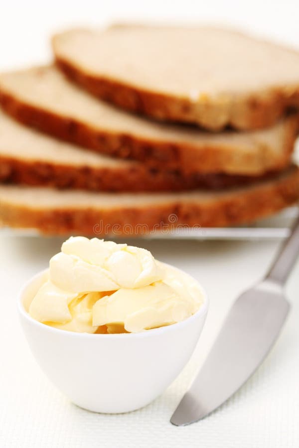 Bread and butter stock image. Image of wheat, loaf, eating - 8750279