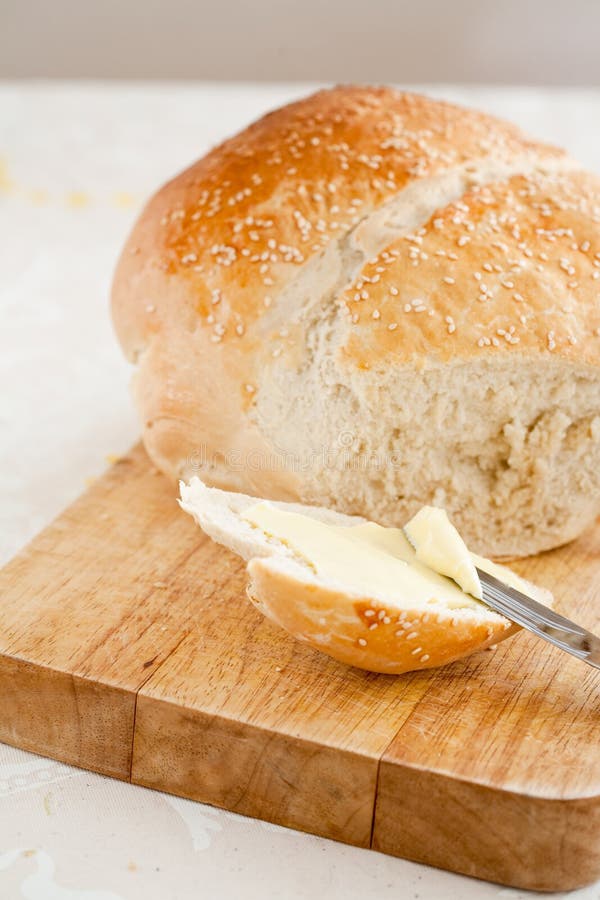 Bread and butter stock photo. Image of healthy, butter - 8864724