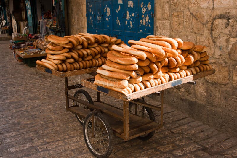 Bread cart stock image. Image of brown, land, loaf, city - 18135011