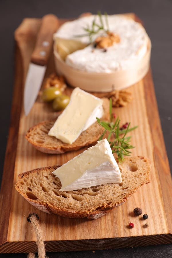 Bread and cheese stock photo. Image of fresh, camembert - 139086060