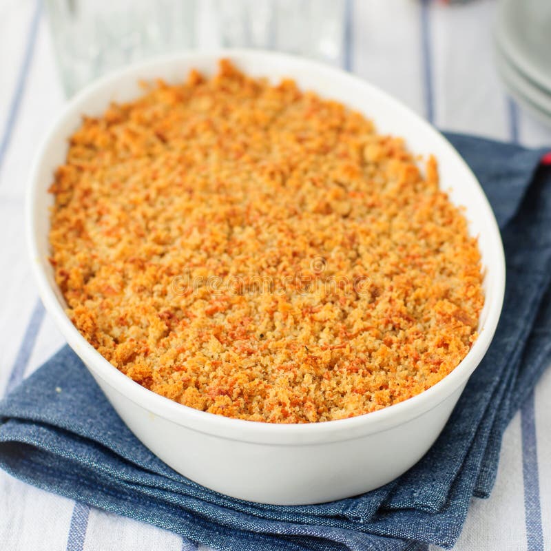 Bread and Cheese Crumble stock photo. Image of american - 48544888