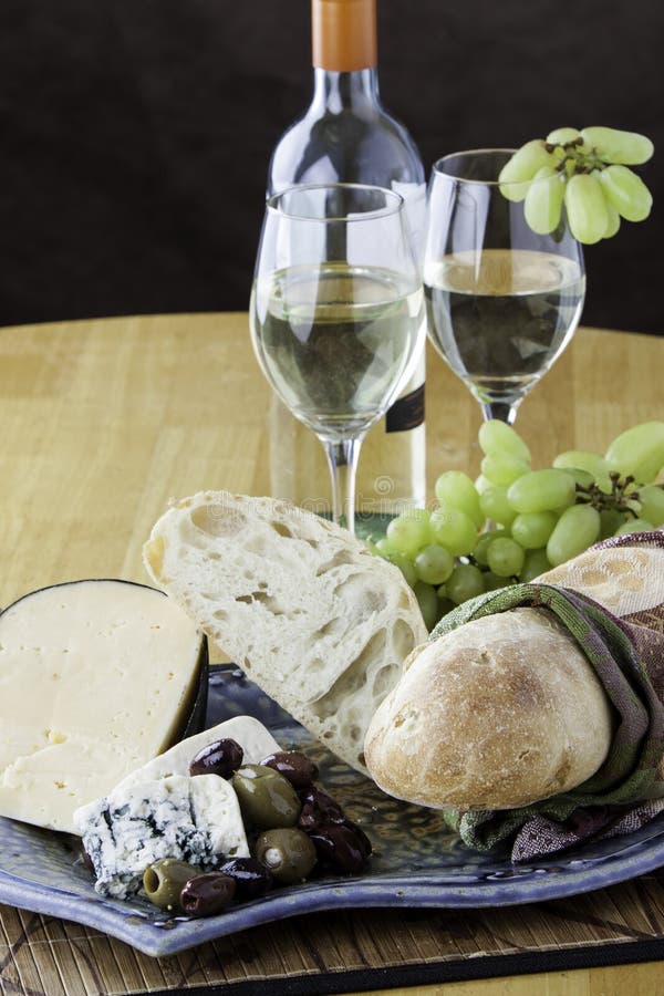 Bread and cheese platter stock photo. Image of fresh - 28409688