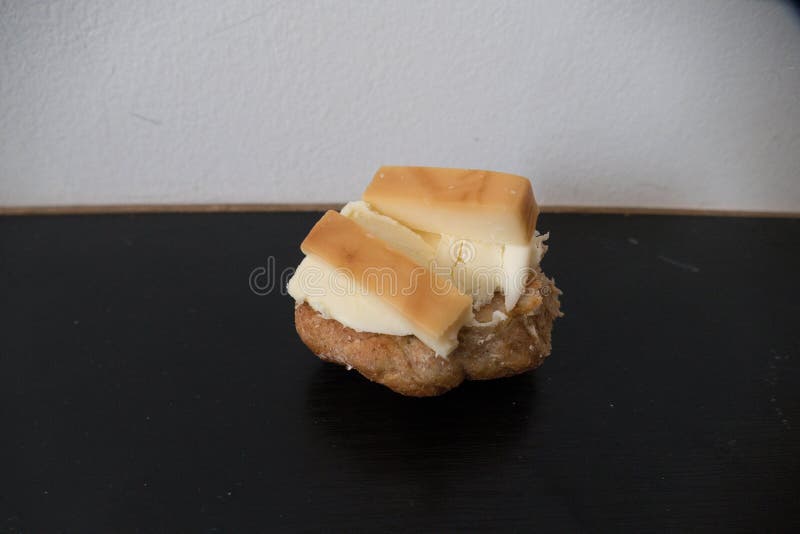 Bread and Cheese Snack Portion Stock Image - Image of slice, emmental ...