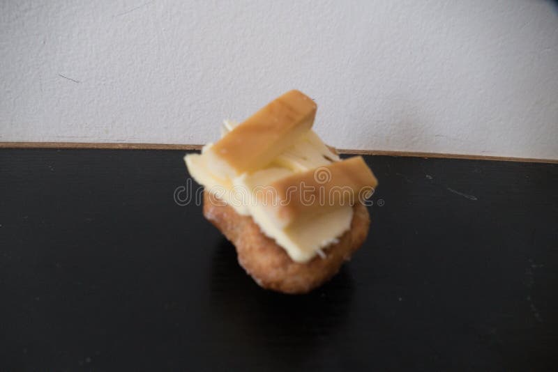 Bread and Cheese Snack Portion Stock Image - Image of healthy, edam ...