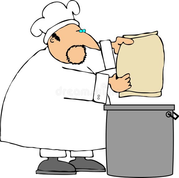 Bread Chef stock vector. Illustration of chef, bread, baker - 1913916