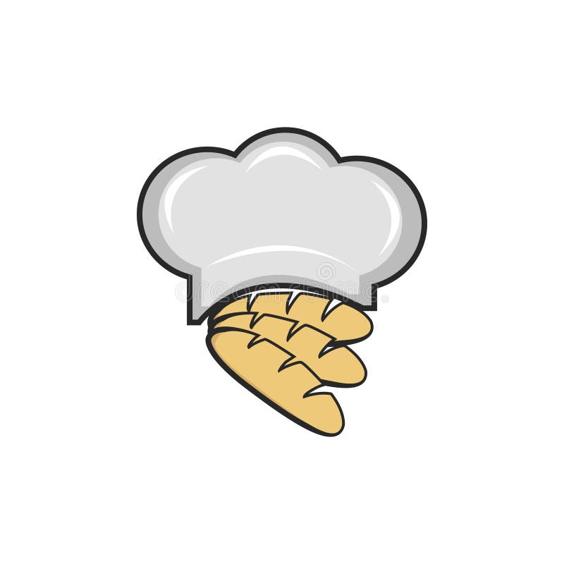 Bread, Chef, Bakery Badge or Logo Icon Modern Style Vector. Design ...