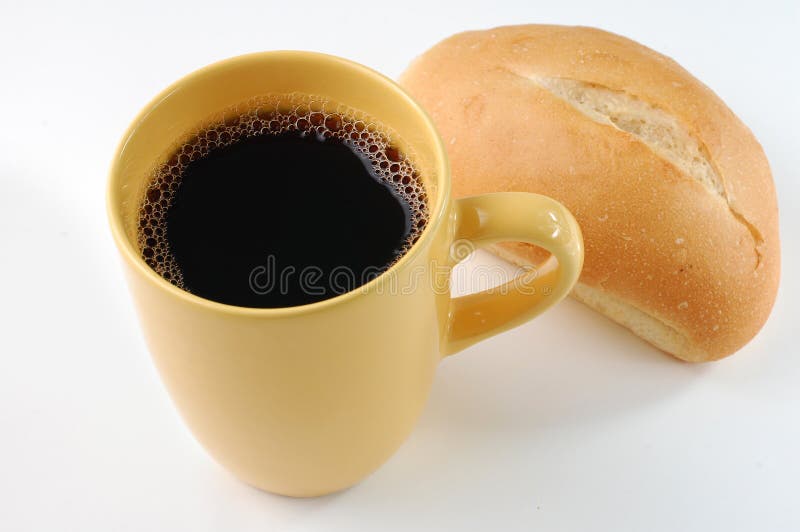 Bread With Coffee And Juice Stock Photo - Image of healthy, food: 16827306