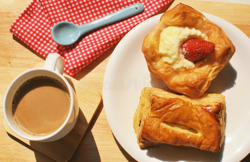 Bread and coffee stock image. Image of butter, milk, people - 38344249