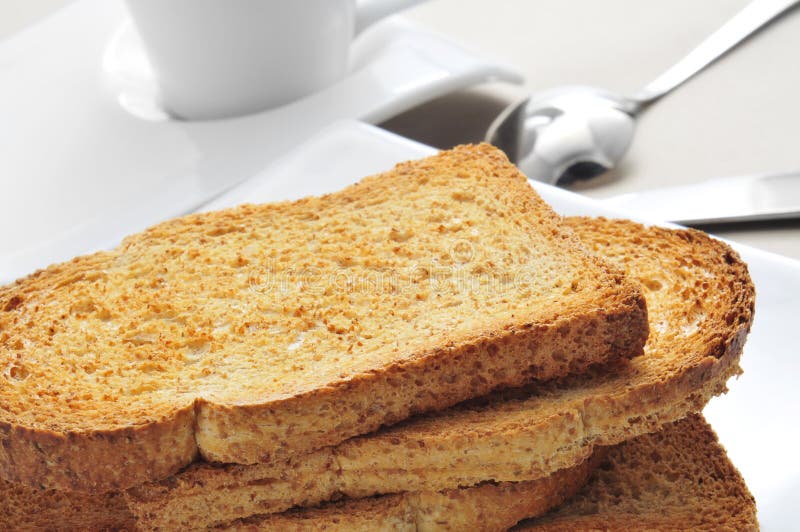 Bread and coffee stock photo. Image of macchiato, nutrition - 30769112