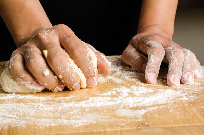 Bread cooking.Dough stock image. Image of cook, gourmet - 13837839
