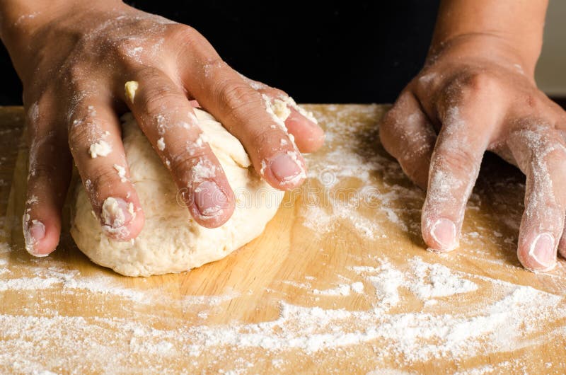 Bread cooking.Dough stock image. Image of cook, gourmet - 13837839