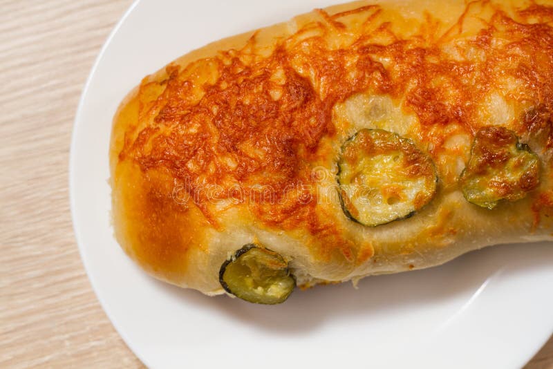 Bread stock photo. Image of cheese, crust, table, pickle - 69202452