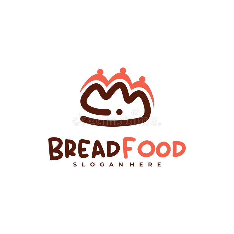 Bread Crown Logo Vector Template, Creative King Bread Logo Design ...