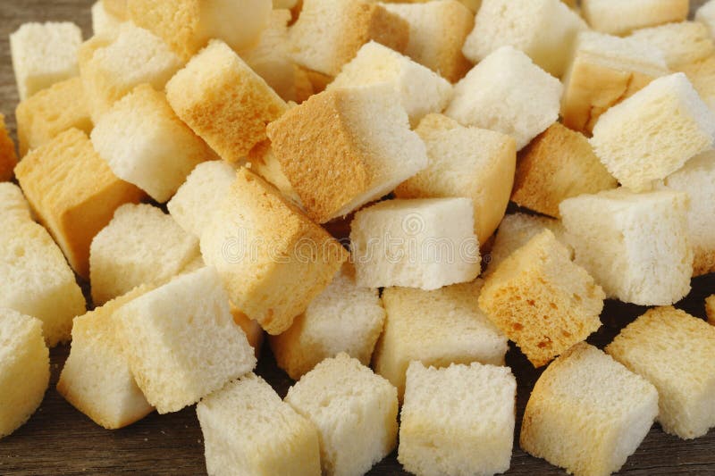 Bread cube stock photo. Image of crisp, cooking, toasted - 70392110