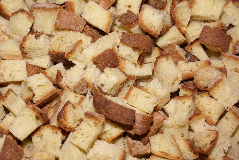 Bread Cubes stock image. Image of cook, meat, salad, healthy - 3868301