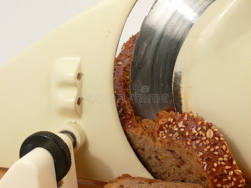 Bread cutter stock image. Image of hand, crank, household - 14148383