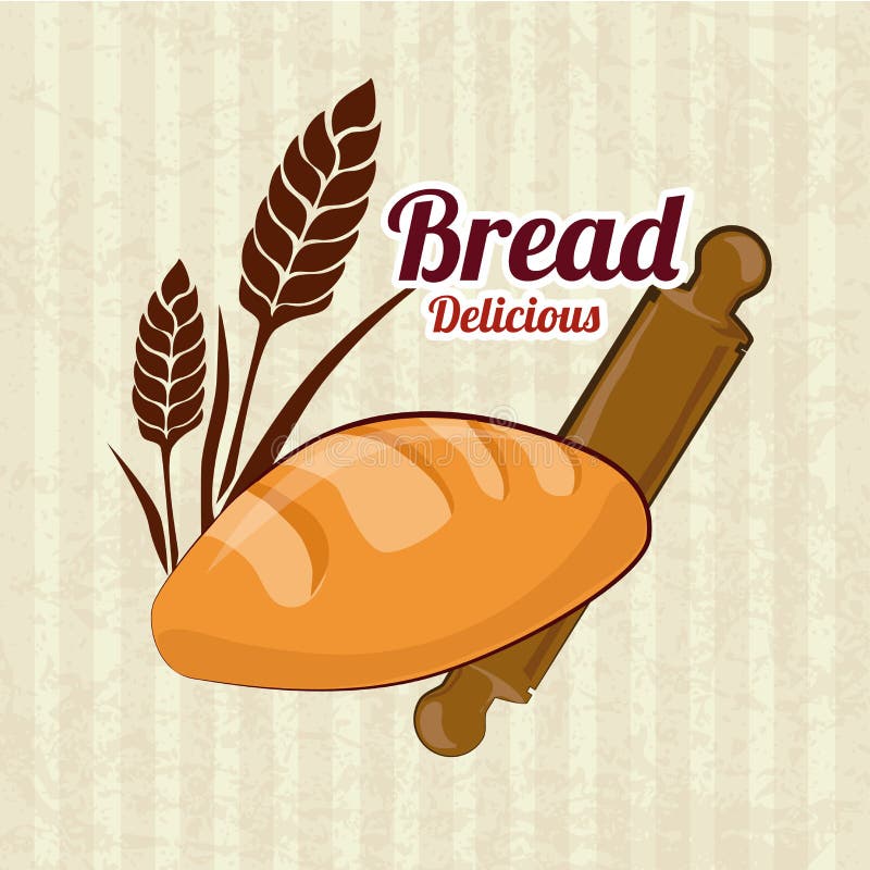 Bread design stock vector. Illustration of graphic, frame - 34639938