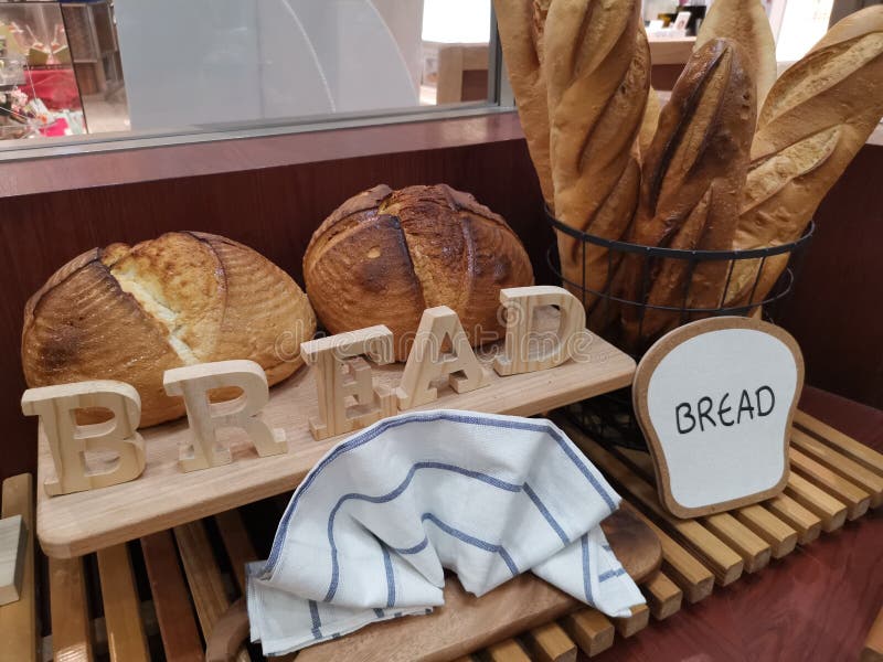 Bread Display At A Hotel Buffet Stock Photo - Image of dining, variety ...