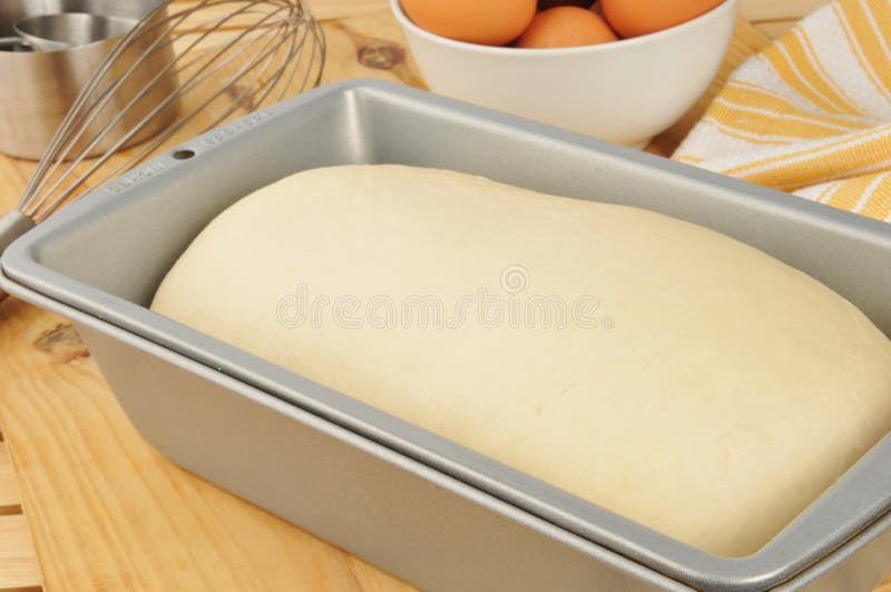 Bread dough rising stock photo. Image of dough, baking - 34562264