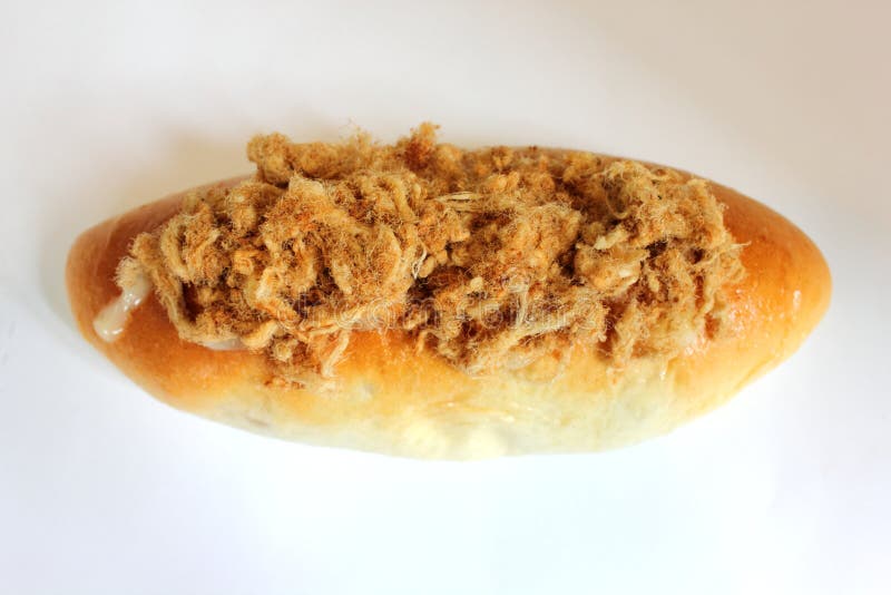 Bread with Dried Shredded Pork Stock Image - Image of bakery, pork ...