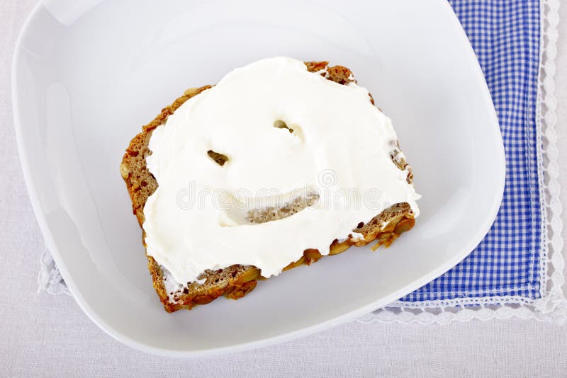 Bread with face stock photo. Image of dinner, lunch, smile - 25307246