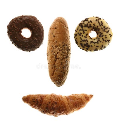 Bread Face stock image. Image of eating, cereal, croissant - 7304213