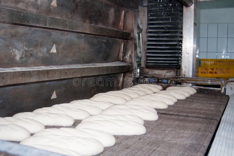 Bread Process by Using Flour Mixing Machine Editorial Image - Image of ...