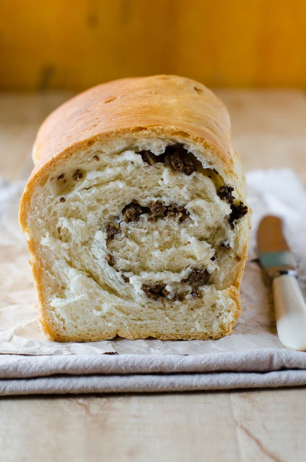 Bread with filling stock image. Image of food, delicious - 28200027