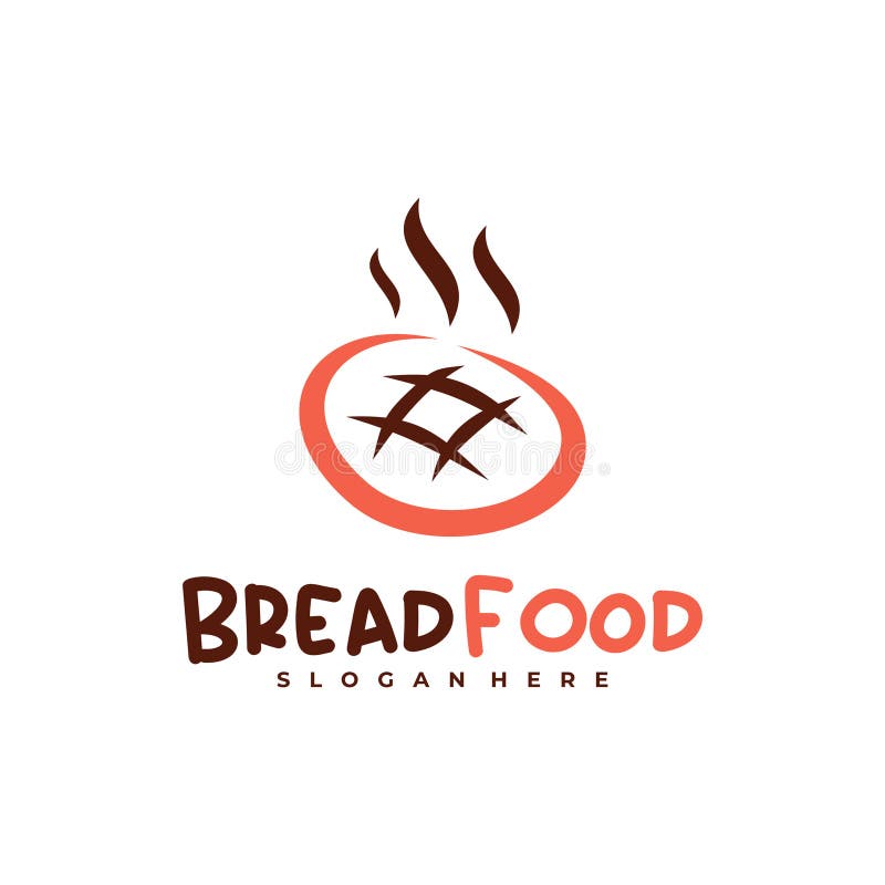 Bread Food Logo Vector Template, Creative Bread Logo Design Concepts ...