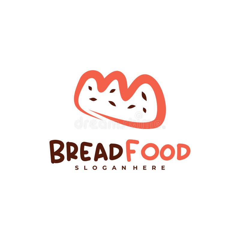 Bread Food Logo Vector Template, Creative Bread Logo Design Concepts ...
