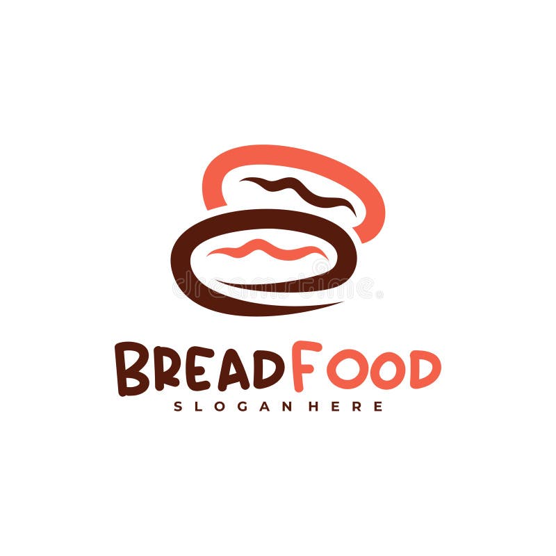 Bread Food Logo Vector Template, Creative Bread Logo Design Concepts ...